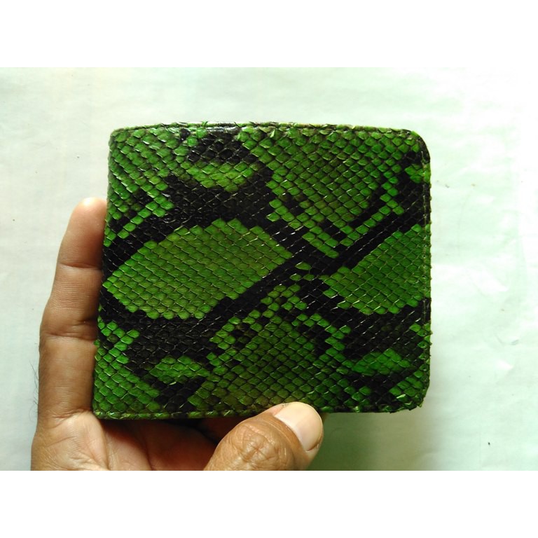 Jual Dompet Kulit Ular Python Asli - Hijau | Shopee Indonesia