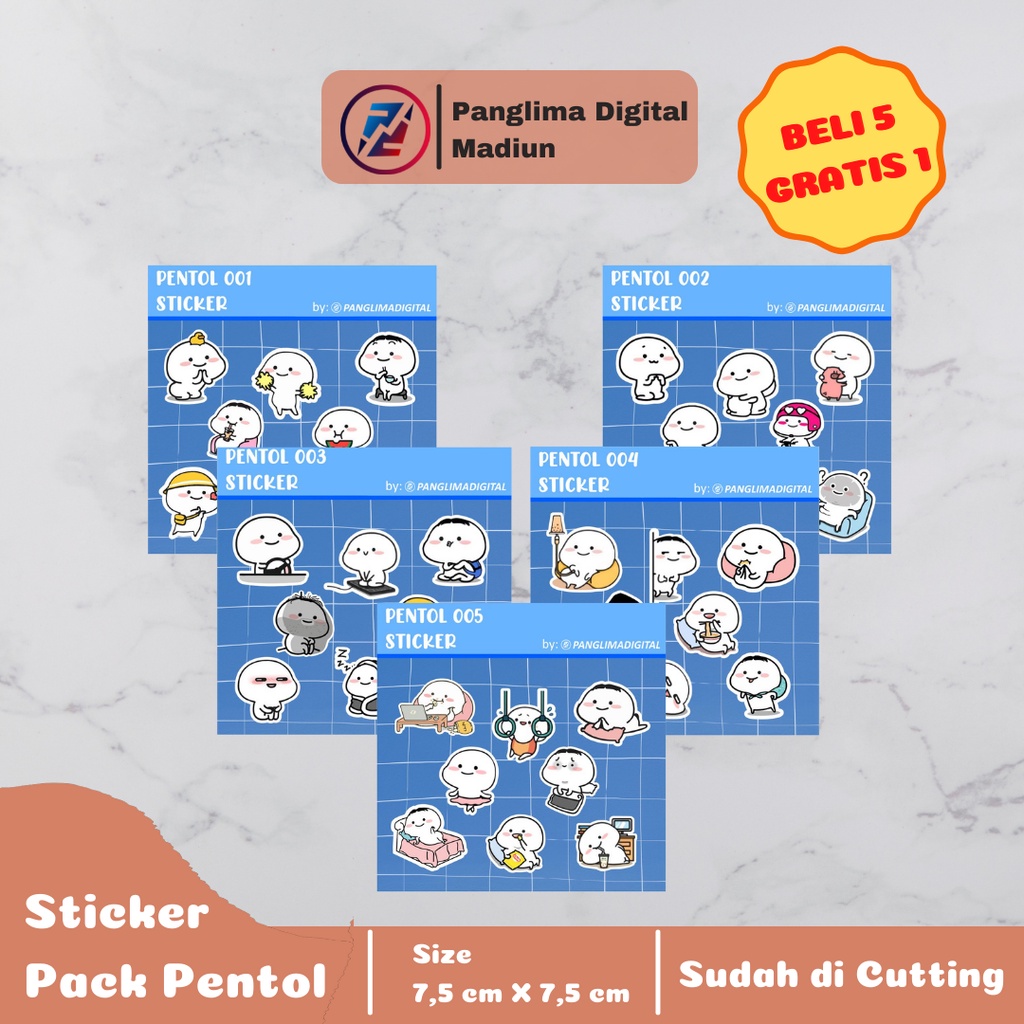 Jual Sticker Pentol Sticker Tumblr Sticker Pentol Lucu Sticker Pentol ...