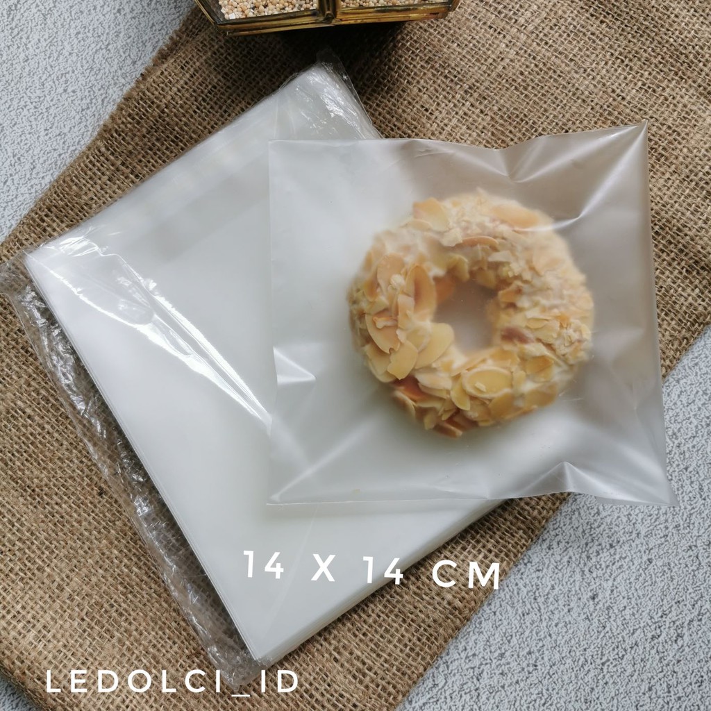 Jual PLASTIK COOKIES MATTE DOFF DOF UKURAN KECIL BESAR BIASA TEBAL 7X7 ...