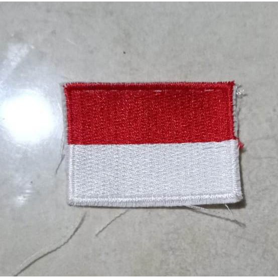 Jual Bet bendera indonesia Bordir merah putih emblem lambang Bagde Dada ...