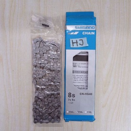 Jual Rantai Chain Shimano HG40 HG 40 untuk 6 7 8 speed | Shopee Indonesia