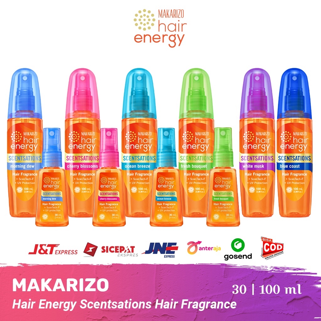 Jual MAKARIZO Hair Energy Scentsations Hair Fragrance 30mL 100mL ...