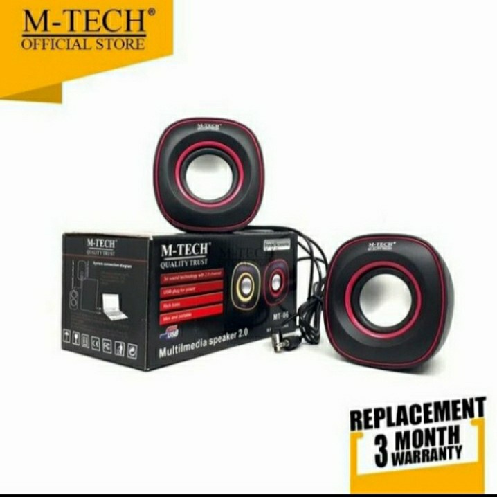 Jual Speaker M-tech mt-06 / speaker multimedia PC komputer laptop mt-06 ...
