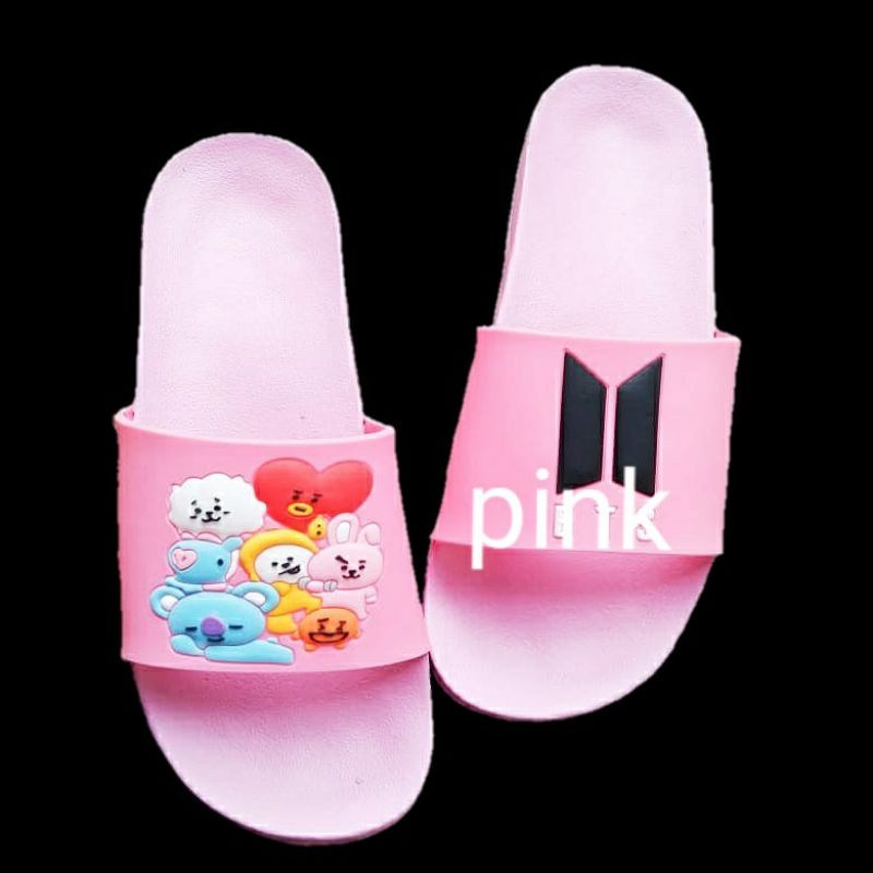 Jual sandal karakter bt21 36-40 dw | Shopee Indonesia