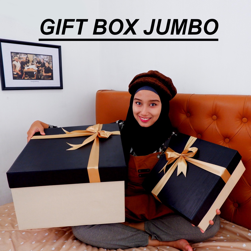 Jual Kotak kado Berpita Jumbo / bungkus hamper / Packaging Hadiah ...