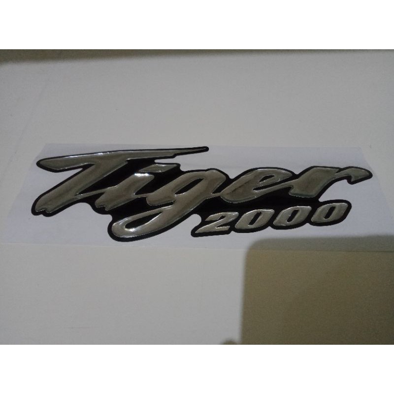 Jual Stiker Emblem Timbul Logo Honda Tiger 2000 Crhome Gold | Shopee ...