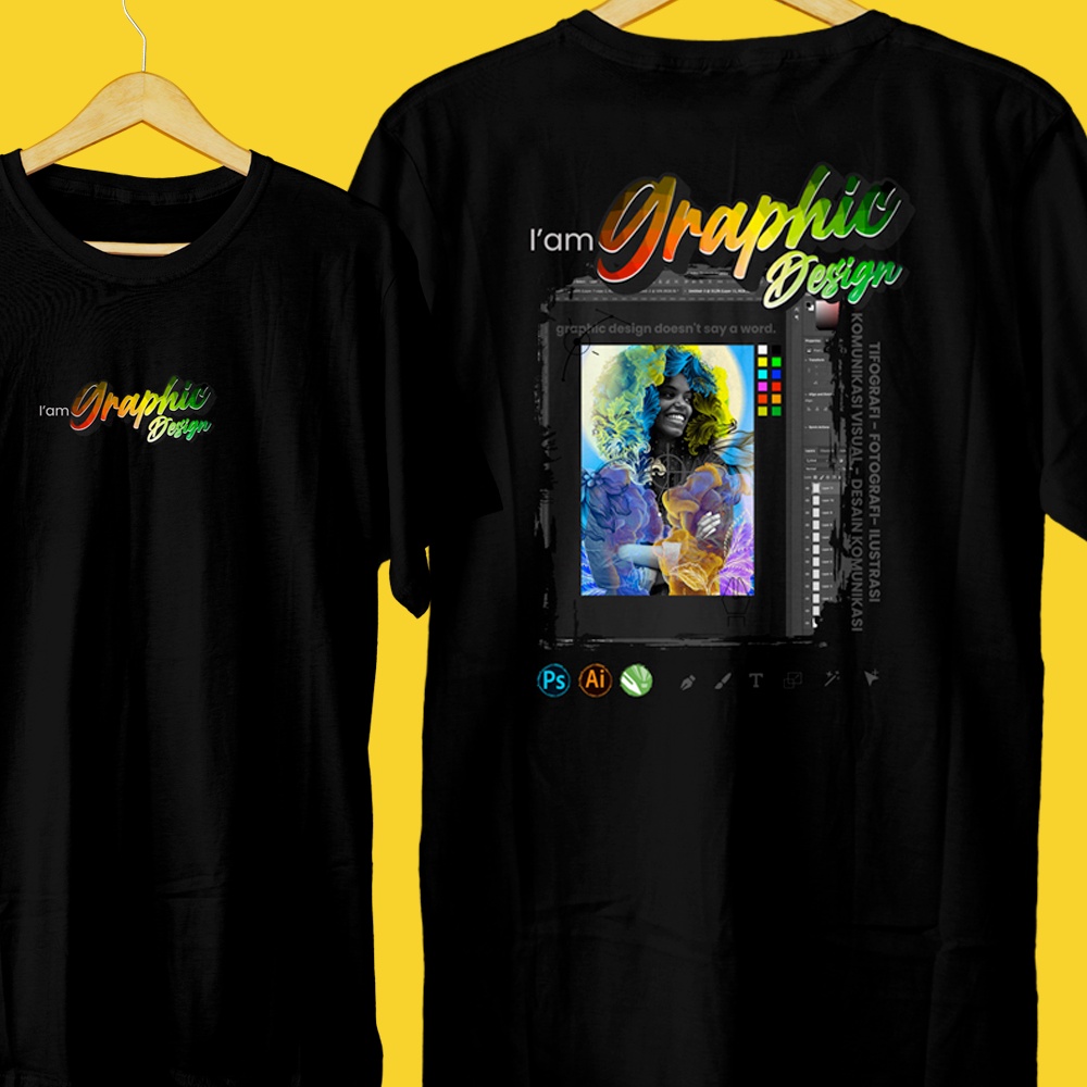 Jual KAOS MULTIMEDIA BROADCASTING DESAIN GRAFIS VIEDO EDITOR CAMPERS ...