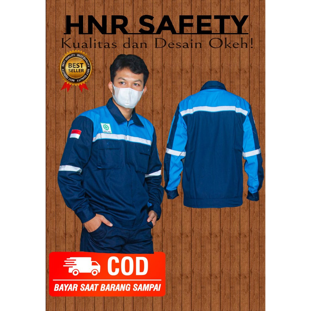 Jual Baju Wearpack Safety K3 APD proyek/seragam lapangan | Shopee Indonesia