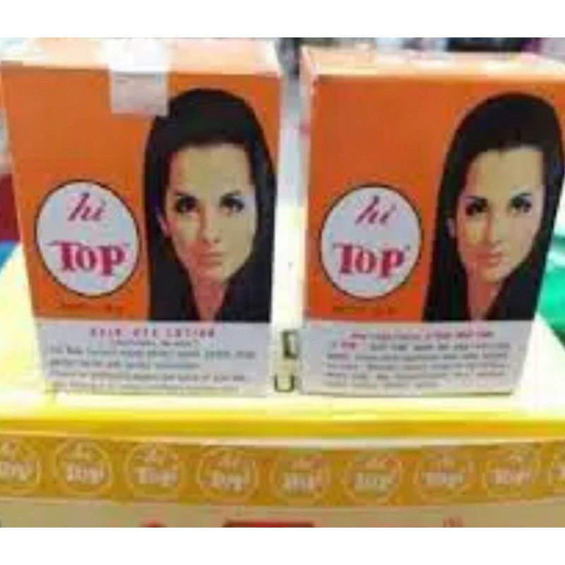 Jual hi TOP semir rambut hitam 15gram | Shopee Indonesia