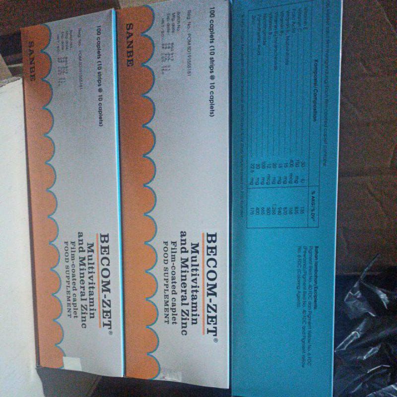 Jual vitamin becom zet & becom C | Shopee Indonesia