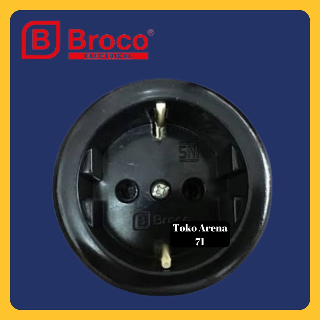 Jual STOP KONTAK BROCO / STOP KONTAK COLOKAN ARDE BROCO Tempel Outbow ...