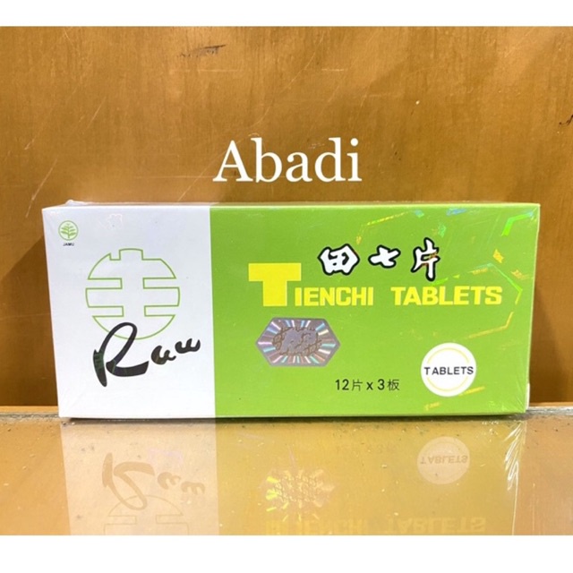 Jual Raw Tienchi Tablets (isi 36) - Melancarkan Peredaran Darah ...