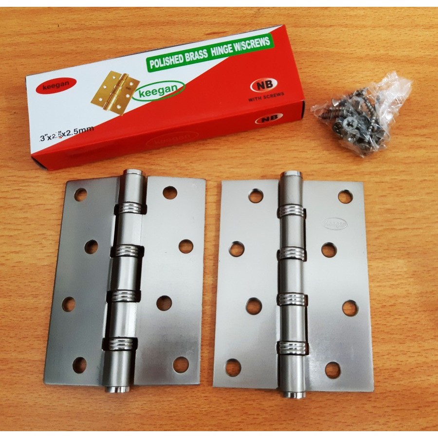 Jual Engsel Tebal Besi 3" Inch Bagus / Engsel Pintu Jendela Warna NB ...