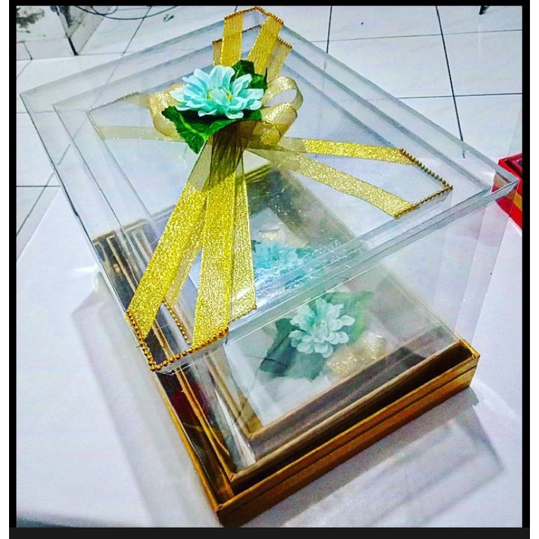 Jual kotak seserahan /kotak lamaran/kotak hantaran mika /Box hantaran ...