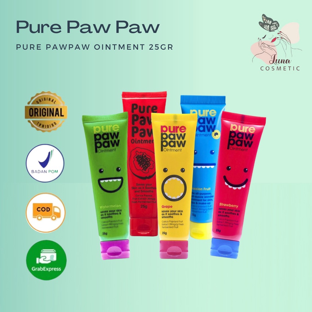 Jual PURE PAW PAW OINTMENT Original Red Pelembab Bibir Kulit Kering ...