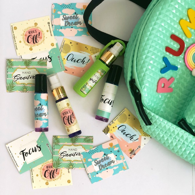 Jual Sticker / stiker / label diy roller blend essential oil untuk ...