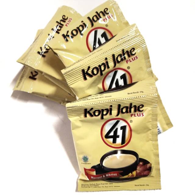 Jual Kopi Jahe 41 Plus - PER RENCENG - Isi 10 sachet x 23gr | Shopee ...