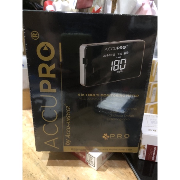 Jual Alat Accupro 4 in 1 ( Glucose, cholesterol, asam urat dan Hb ...