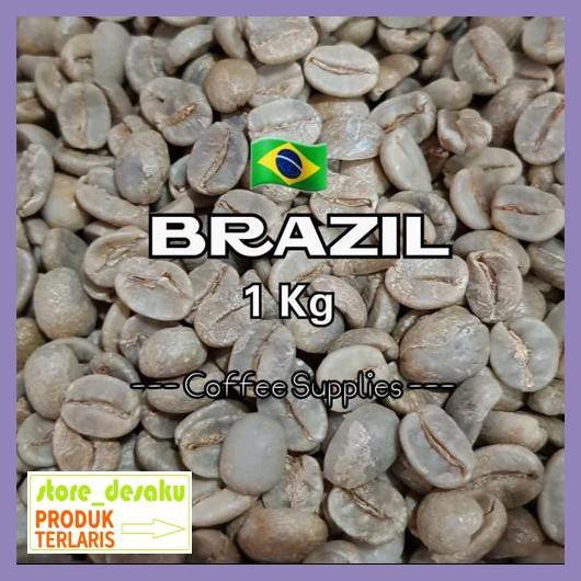 Jual 57Ryr68- Arabica Brazil Natural 17/18 Coffee Green Bean Biji Kopi ...