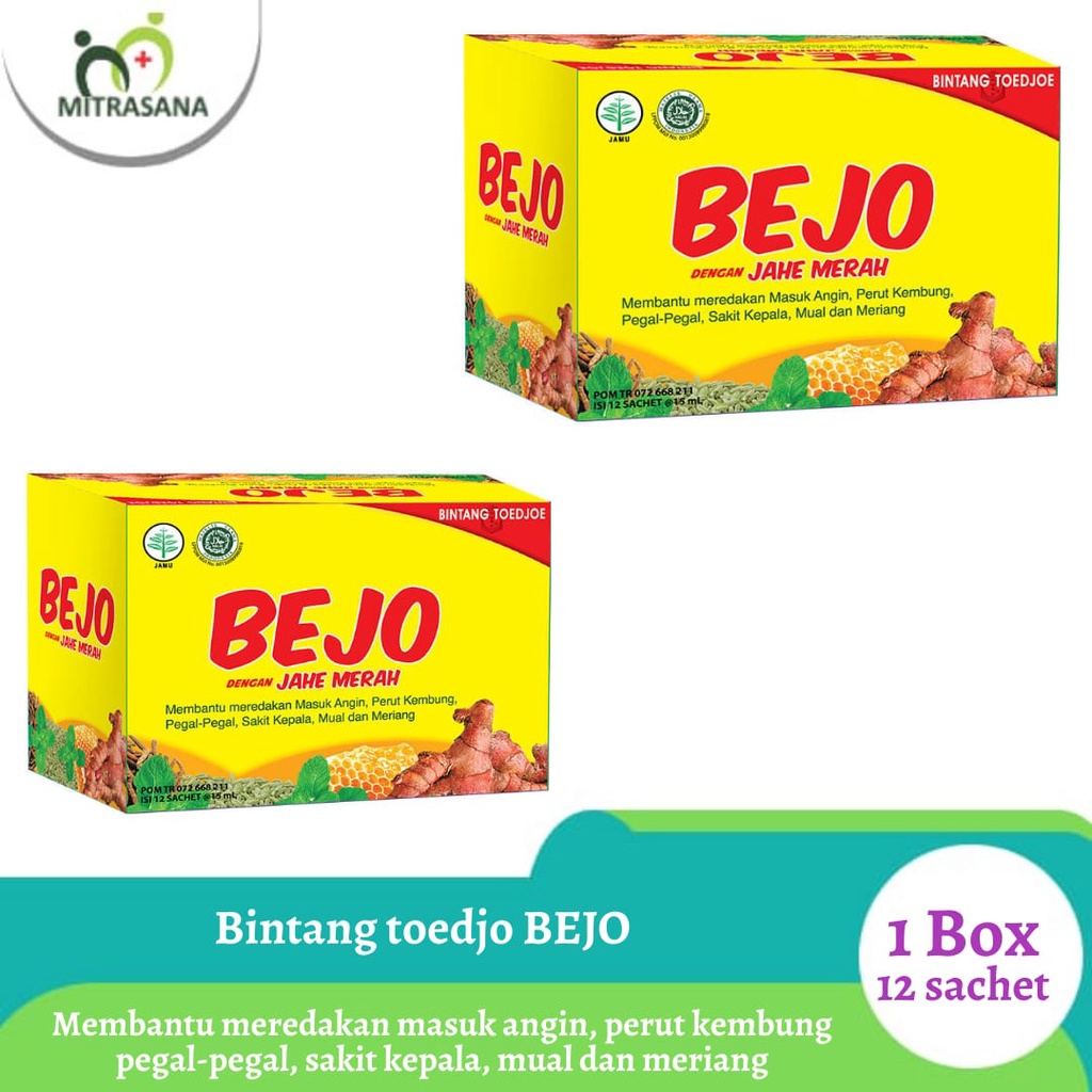 Jual BEJO Bintang Toedjoe Masuk Angin Jahe Merah 15 ml | Shopee Indonesia