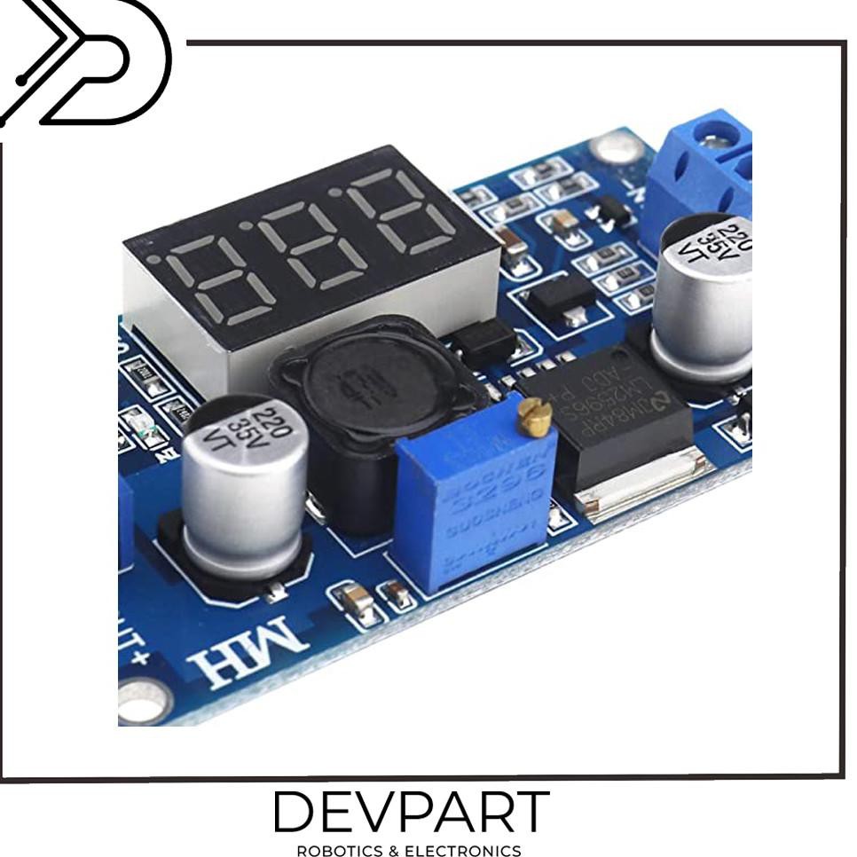 Jual Step Down LM2596 Adjustable Power Module DC to DC LED with Voltmeter Display (KODE ...