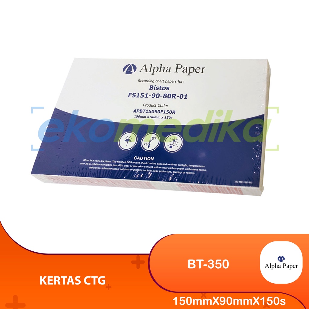 Jual Kertas CTG Bistos Bt 350 - Alpha Paper CTG Paper for Bistos BT 350 ...