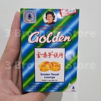 Jual GOLDEN THROAT LOZENGES ORIGINAL SSA ISI 12 SAKIT TENGGOROKAN ...