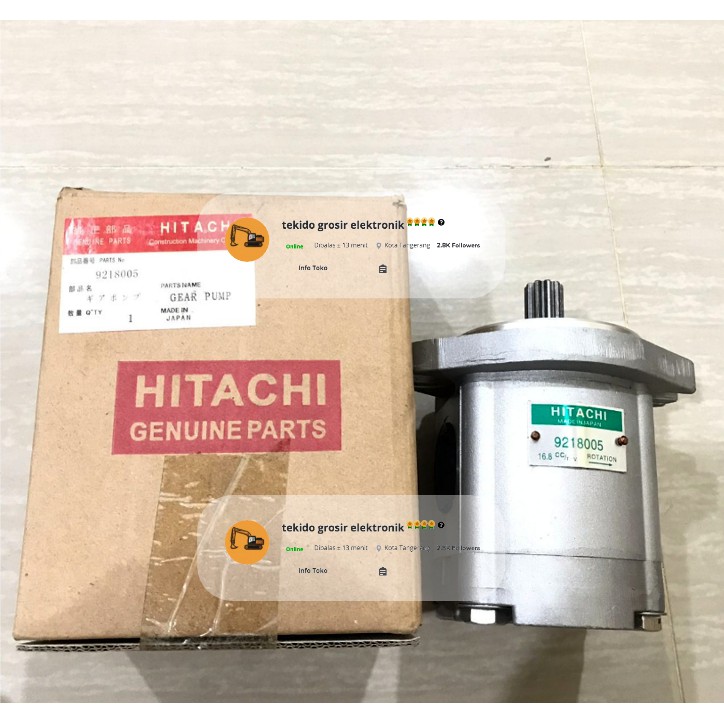 Jual Gear Pump Charge Pump Hitachi 9218005 4276918 | Shopee Indonesia