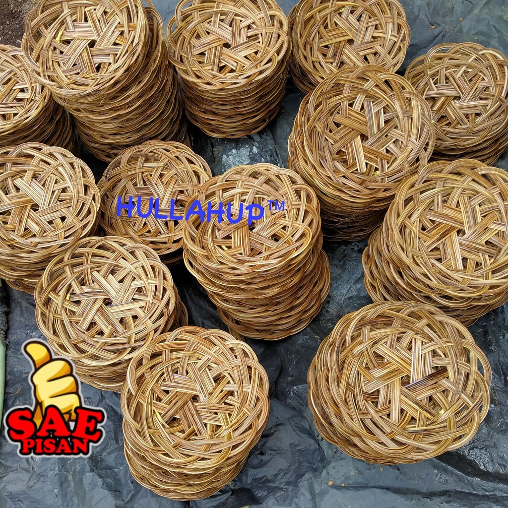 Jual PIRING ANYAMAN LIDI SUDAH DI PERNIS|PAKET 50 PCS|PIRING HAJATAN ...