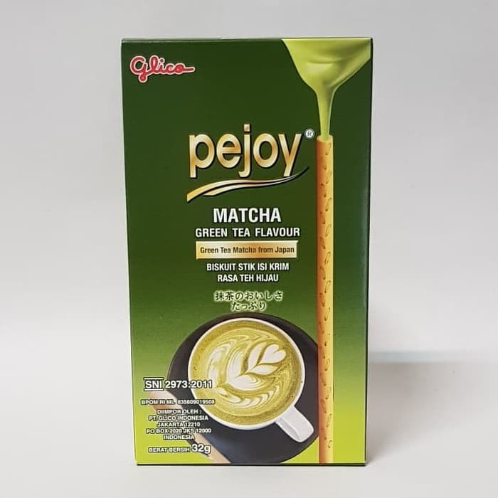 Jual PEJOY GLICO MATCHA GREEN TEA FLAVOUR 32 GR | Shopee Indonesia