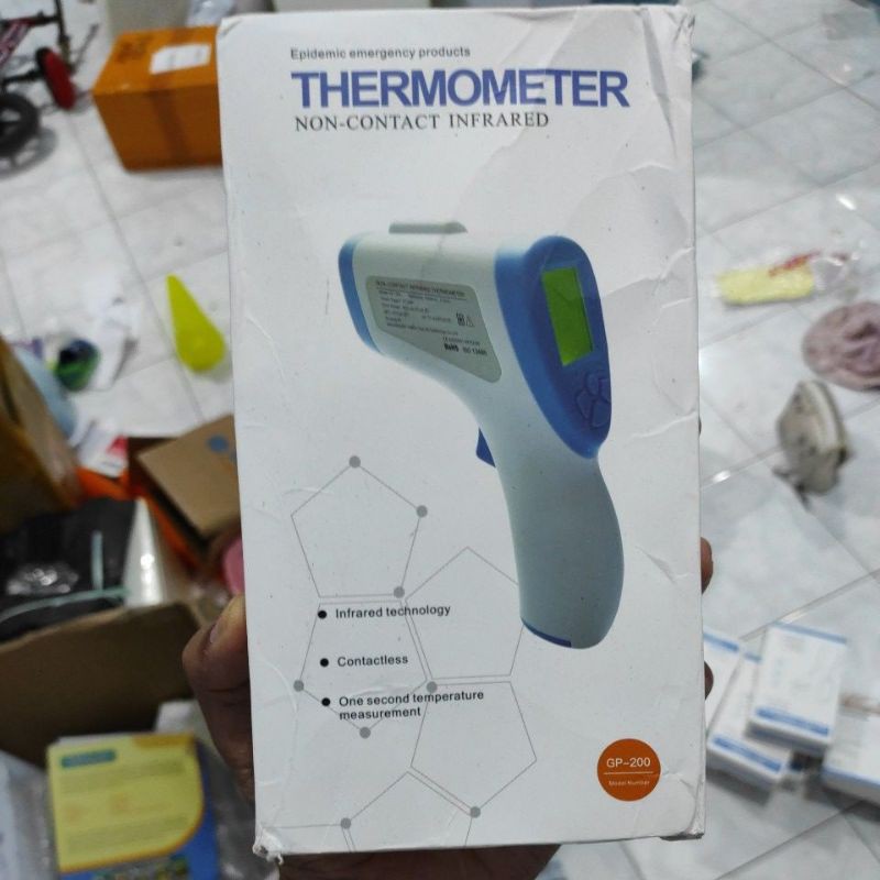Jual Thermometer Infrared Termometer Digital Termogun Thermo Termo Gun ...