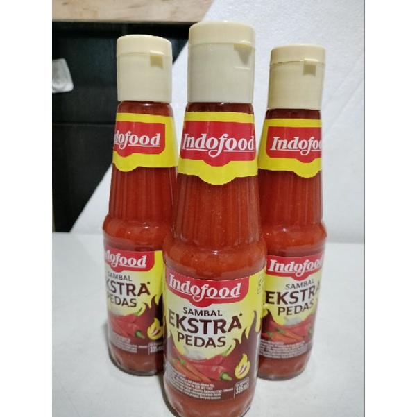 Jual saos indofood extra pedas 335ml | Shopee Indonesia