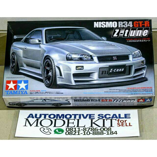 Jual TAMIYA NISSAN SKYLINE NISMO R34 GT-R (GTR) Z-TUNE | Shopee Indonesia