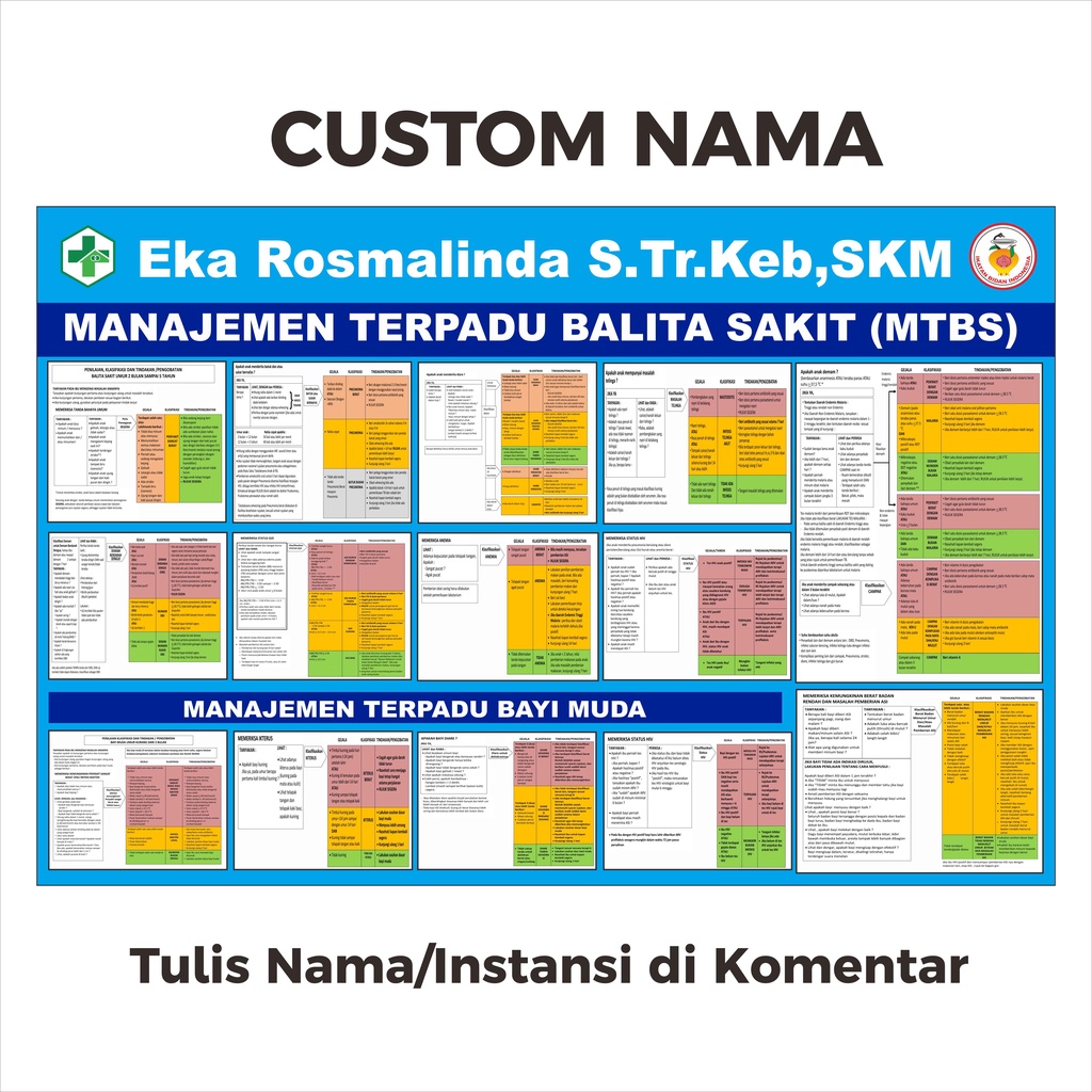 Jual SPANDUK BANNER BIDAN MTBS / MTBM MANAJEMEN TERPADU BALITA SAKIT ...