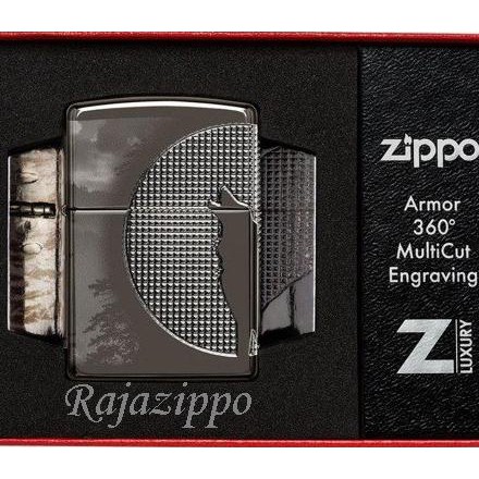Jual Zippo Armor Original USA 49353 Wolf Full Side - Lifetime Warranty ...