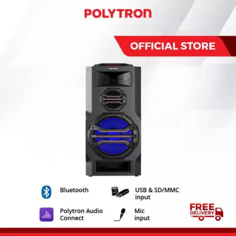 Jual SPEAKER ACTIVE POLYTRON WOOFER 12 INCH " PAS 12SA5 USB SD MMC CARD ...