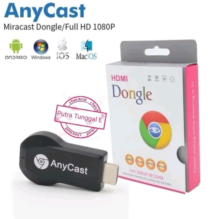 Jual Anycast HDMI DONGLE DOGLE DOOGLE Wifi Display MIRACAST DISPLAY TV | Shopee Indonesia