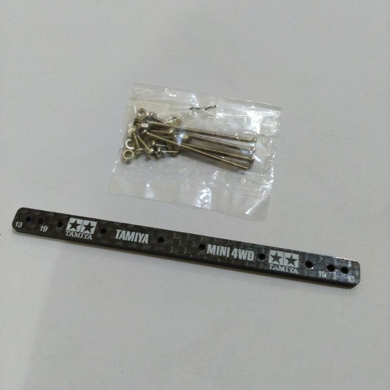 Jual REP TAMIYA HG CARBON REINFORCING PLATE 13/19MM FOR ROLLERS (3MM ...