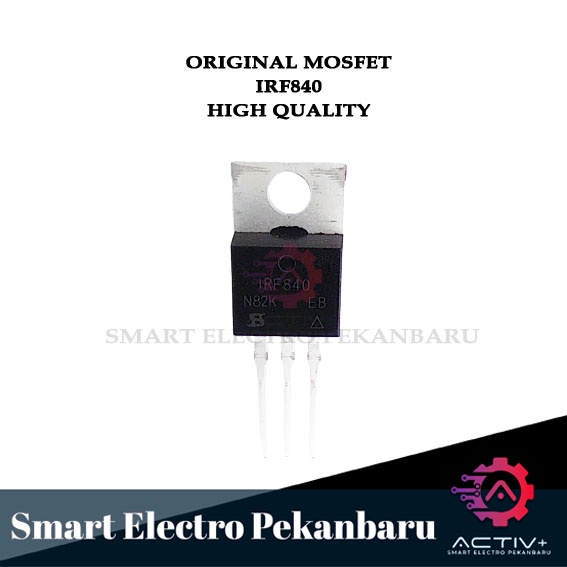 Jual ORIGINAL MOSFET IRF840 IR ASLI IRF 840 IRF840N N Channel 8A 500V ...