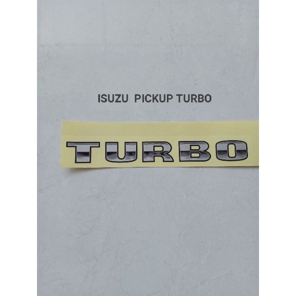 Jual Stiker Striping Mobil Isuzu Pickup Tulisan Turbo | Shopee Indonesia