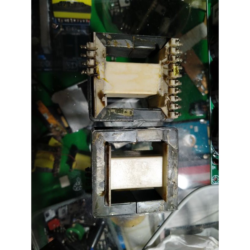 Jual trafo ferrite ee55 eltex ceper untuk pcb 3000w | Shopee Indonesia