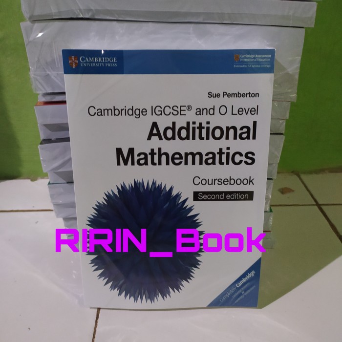 Jual Flash Sale!!! Cambridge Igcse And O Level Additional Mathematics Coursebook Terlaris ...