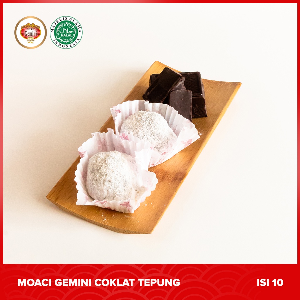 Jual Gemini - Moaci Gemini Semarang Rasa Coklat Isi 10 | Shopee Indonesia