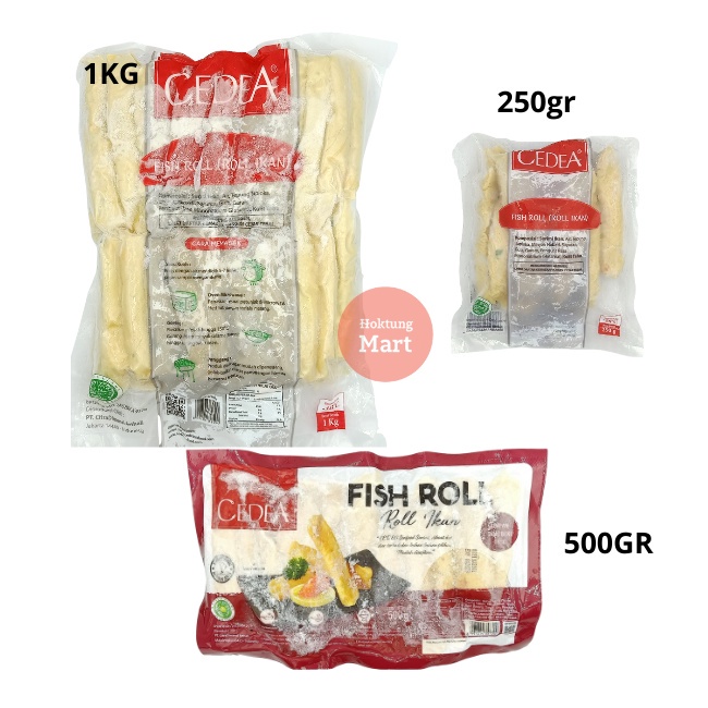Jual Cedea Fish Roll / Fishroll Row Roll 1KG/500GR/250GR | Shopee Indonesia