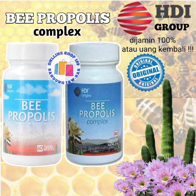 Jual HDI BEE PROPOLIS / COMPLEX ISI 60 TABLET | Shopee Indonesia