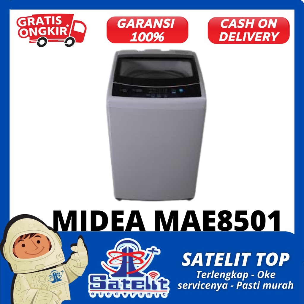 Jual MESIN CUCI / WASHING MACHINE / ALAT CUCI PAKAIAN TOP LOADING MIDEA ...