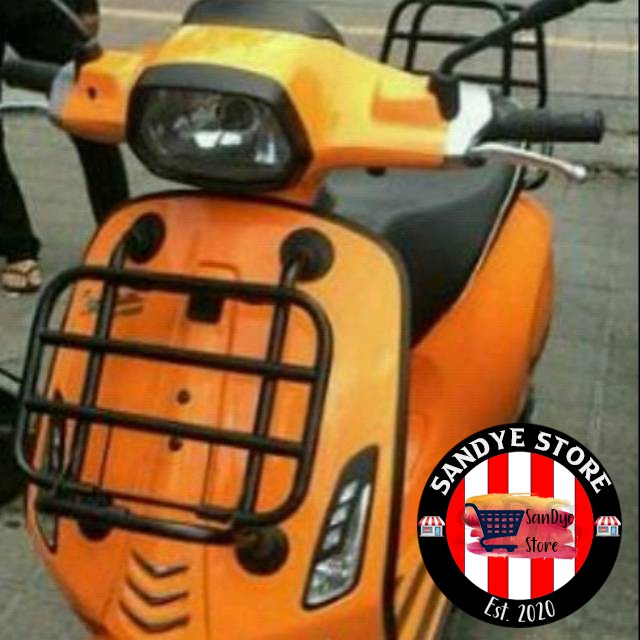 Jual Front Rack/Rak Depan Motor Vespa S125/S150, LX, Primavera, Sprint, GTS, dan Yamaha FAZZIO ...