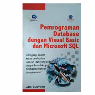Jual Pemrograman Database Dengan Visual Basic Dan Microsoft SQL/200042534 - Original Penerbit ...