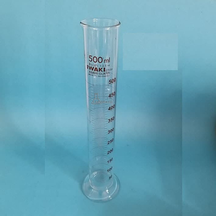 Jual GELAS UKUR 500ML IWAKI PYREX MEASURING CYLINDER 500 ML Lab YS-100 | Shopee Indonesia
