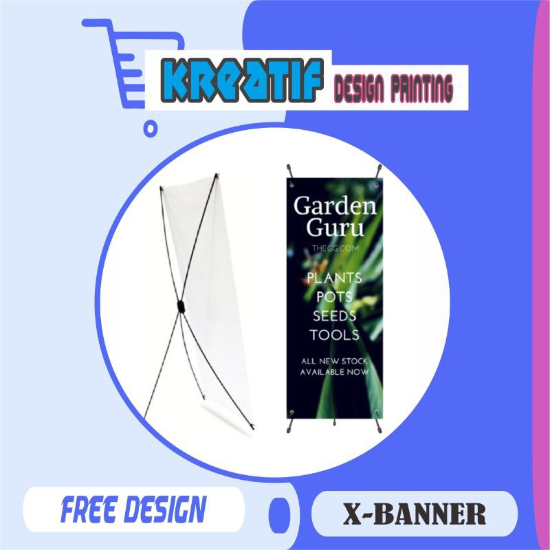 Jual Cetak Spanduk X Banner | Produk Promosi | Acara | Gratis Design ...
